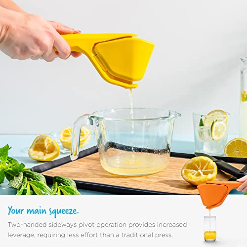 Dreamfarm Lime Fluicer | Easy Squeeze Manual Lime Juicer | Citrus Juicer That Folds Flat for Space-Saving Storage | Lime Squeezer with Pivot to Increase Leverage