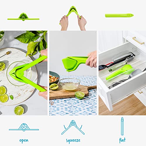 Dreamfarm Lime Fluicer | Easy Squeeze Manual Lime Juicer | Citrus Juicer That Folds Flat for Space-Saving Storage | Lime Squeezer with Pivot to Increase Leverage