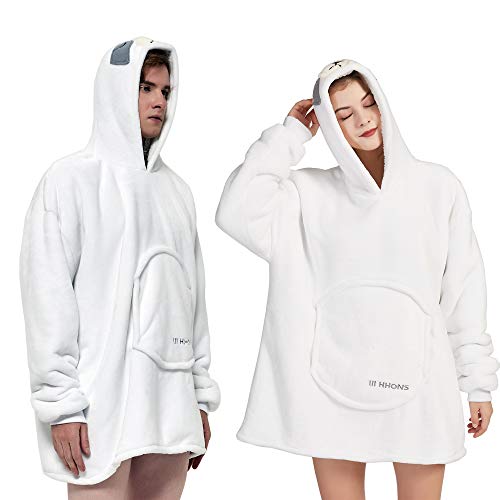 Women Blanket Hoodie Men Big sweatshirt oversized Adult Kids Animal Sloth Best Gift