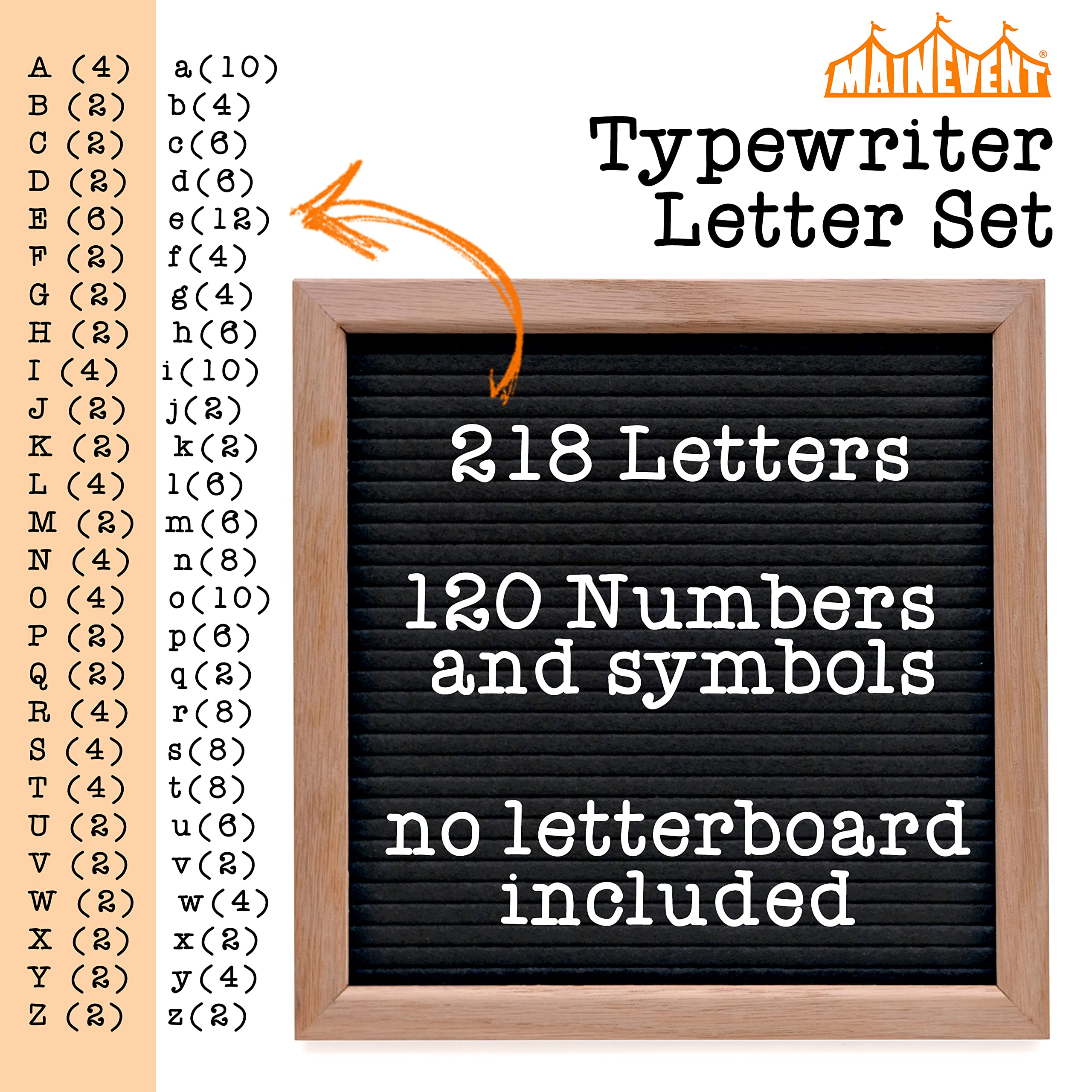 Typewriter Letters Set Board Letters Only, Precut Changeble Felt Letter Board Letters Symbols, Letters Letter Board Words Letter Board Letters Numbers Wooden Felt Letter Board (No Board Included)