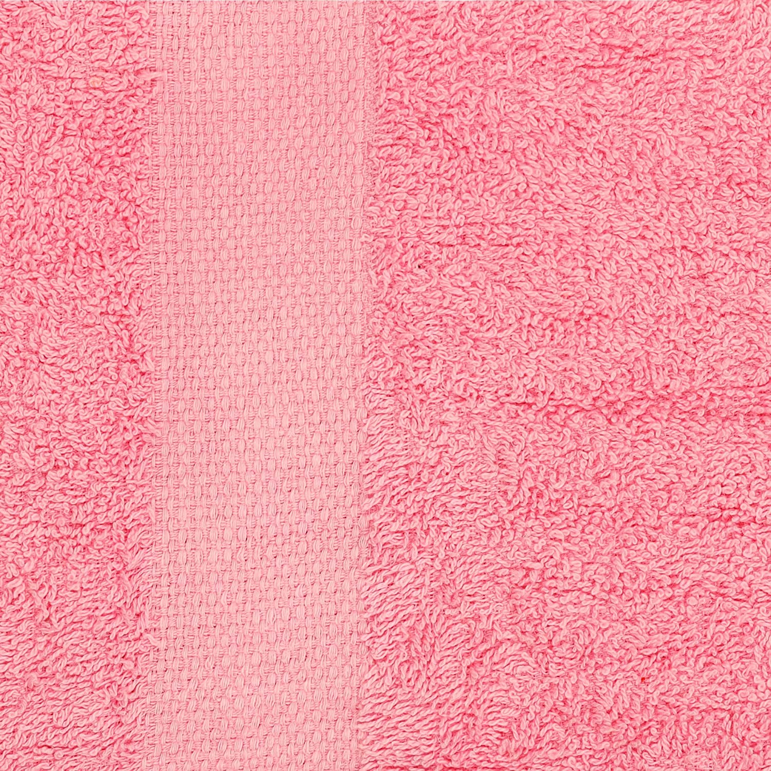 Simpli-Magic Bath Towels Set, 2 Bath Towels, 2 Hand Towels, and 6 Washcloths (10 Piece Set), Ring Spun Cotton Highly Absorbent Towels for Bathroom, Shower Towel (Pink)