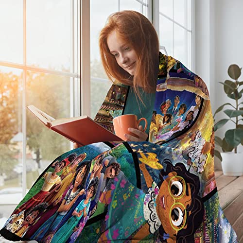 Blanket Soft Flannel Throw Blankets Lightweight Comfort Beach Blanket for Couch Sofa Bed Style2 50"x40"
