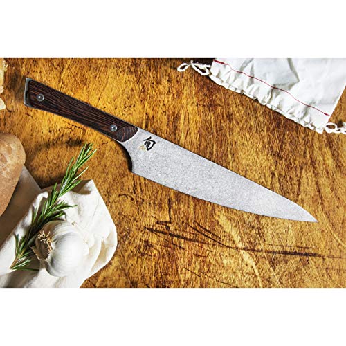 Shun Cutlery Kanso Chef's Knife 8β, Gyuto-Style Kitchen Knife, Ideal for All-Around Food Preparation, Authentic, Handcrafted Japanese Knife, Professional Chef Knife