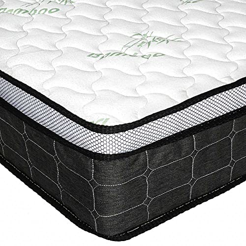 Swiss Ortho Sleep, 12" Inch Memory Foam and Innerspring Hybrid Medium-Firm Plush Mattress/Bed-in-a-Box/Pressure Relieving Bliss, Full, White