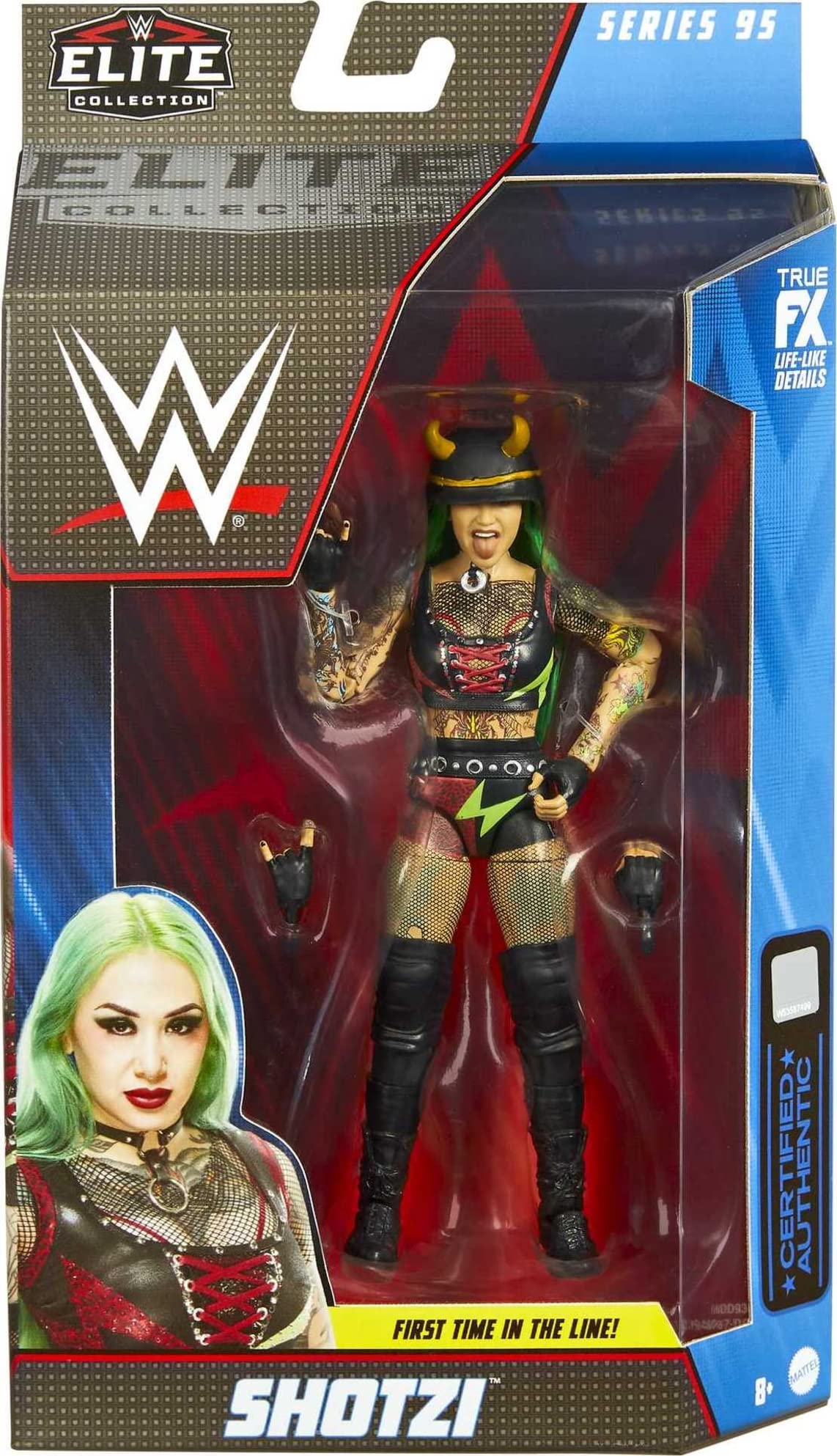 Mattel WWE Shotzi Elite Collection Action Figure, 6-inch Posable Collectible Gift for WWE Fans Ages 8 Years Old & Up
