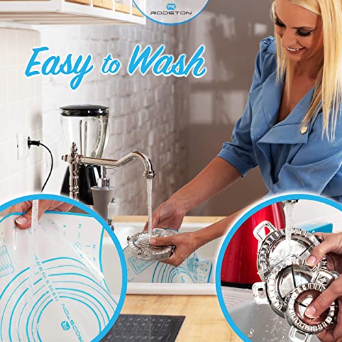 Dumpling Maker Press Set of 3 Molds β BONUS Pastry Mat, Empanada Press for Cooking Pierogi Ravioli Turnover Wrappers, Stainless Steel Dumpling Mould - Pack of 3 Sizes with Silicone Dough Mat