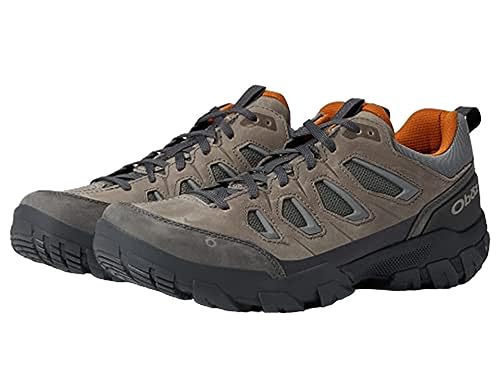 Oboz Men's Sawtooth X Low Hiking Shoes, Hazy Gray, 11