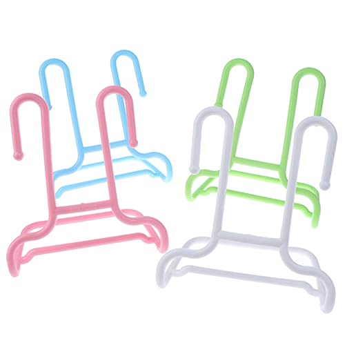 KNFUT Shoe Slots, 2PCS/Set Multi-Function Shelf Drying Rack Shoe Rack Stand Hanger Shoes Hanging Storage Wardrobe Organizer (Color : GN)