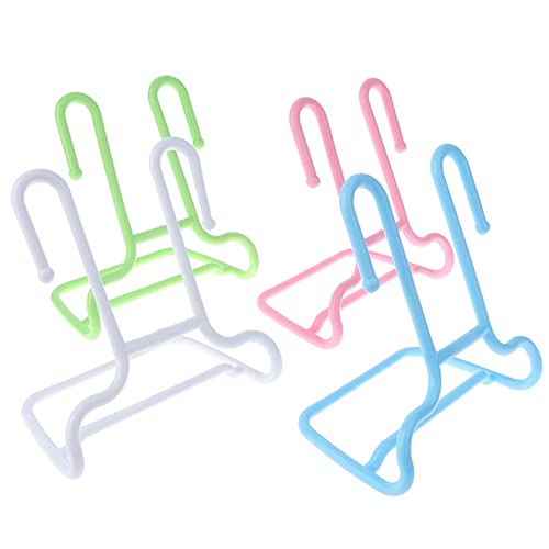 KNFUT Shoe Slots, 2PCS/Set Multi-Function Shelf Drying Rack Shoe Rack Stand Hanger Shoes Hanging Storage Wardrobe Organizer (Color : GN)