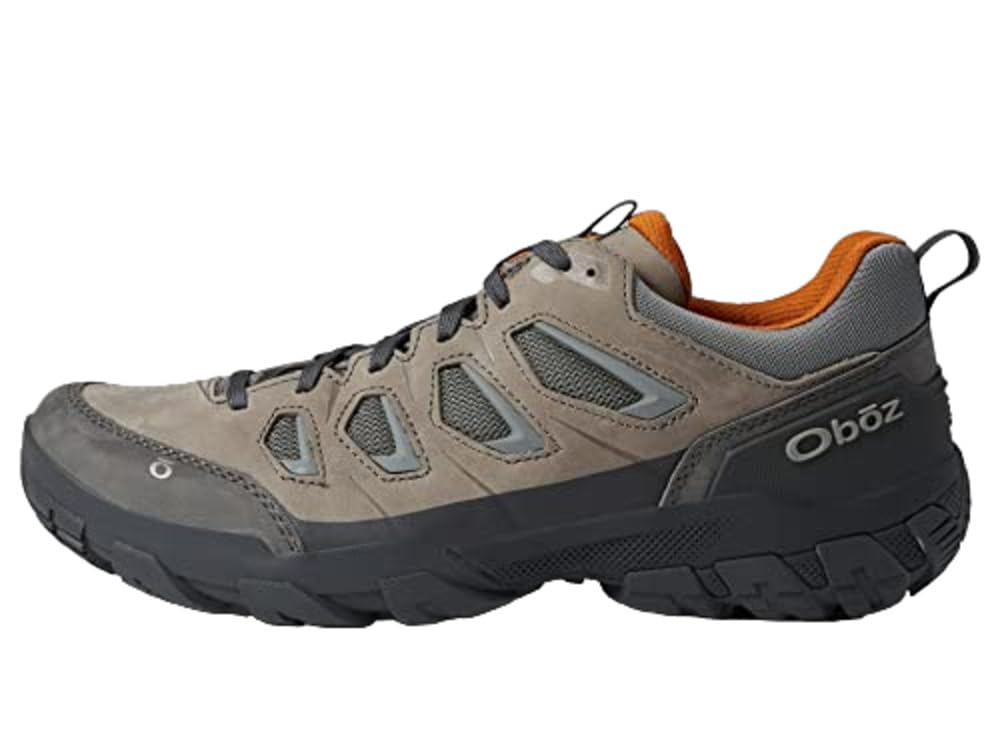 Oboz Men's Sawtooth X Low Hiking Shoes, Hazy Gray, 11