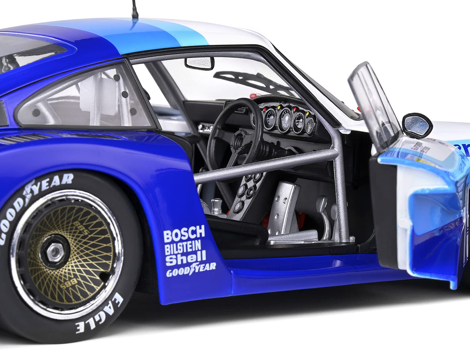 Porsche 935 Moby Dick RHD (Right Hand Drive) #79 John Fitzpatrick - David Hobbs 24H of Le Mans (1982) Competition Series 1/18 Diecast Model Car by Solido"""