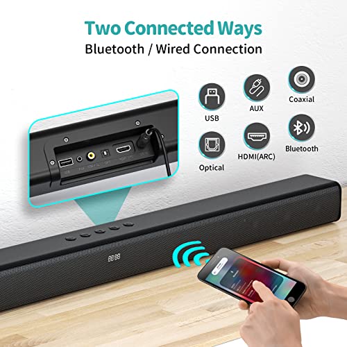 Desobry 16 inch Sound Bar for Smart TV (31.5 inch)