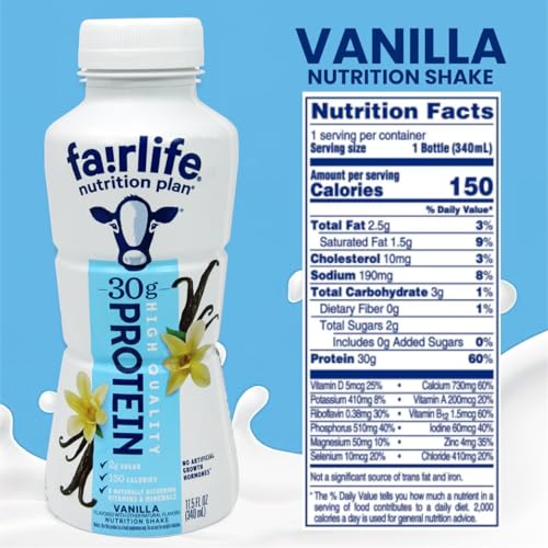 Niro Assortment | Fairlife Protein Shakes, Pack Of 8 - Chocolate Fairlife Shake And Fairlife Vanilla Protein Shake Variety, 11.5 Oz Each - Premium Fairlife Protein Shake With Beverage Sleeve