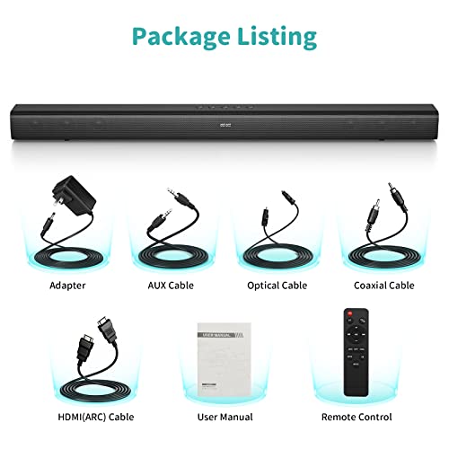 Desobry 16 inch Sound Bar for Smart TV (31.5 inch)