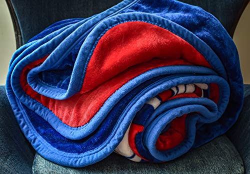 Dormitory 101 U Penn Premium Quality Plush Fleece Blanket - X Large 60"X80". Fits Queen or Twin XL Bedding. Great Gifts!
