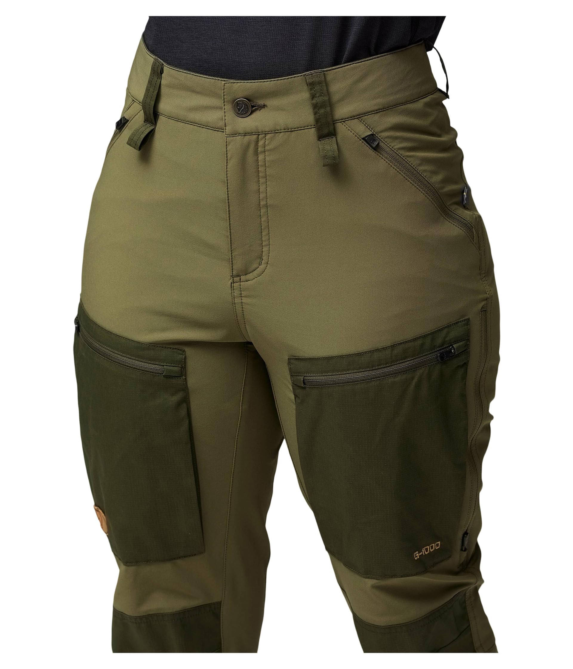 Fjallraven Keb Agile Trousers - Men's Laurel Green/Deep Forest 52 Regular