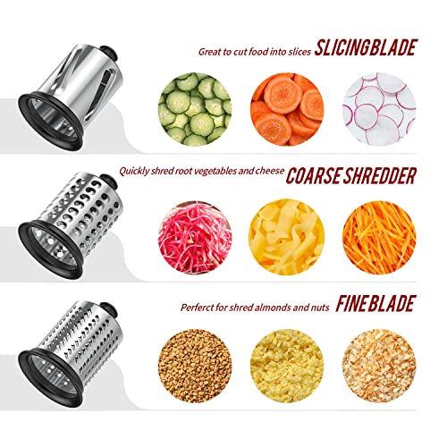 Gvode Slicer Shredder Attachment & Fruit and Vegetable Attachment Strainer Set with Meat Grinder
