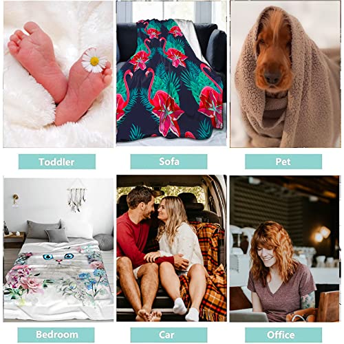 Gbuzozie Fleece Blanket Cute Duckies Lightweight Ultra-Soft Micro Cartoon Rubber Ducks Throw Blanket for Sofa Couch Bed Camping Travel - Super Soft Cozy Microfiber Blanket 50"X40"