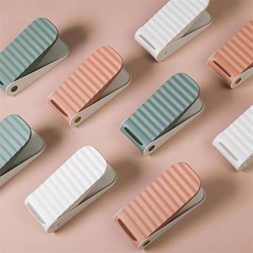 KNFUT Shoe Slots, 1 Pieces of Space-Saving Cupboard Closet Stand Shoe Storage Rack Durable Adjustable Shoe Storage Box Footwear Support (Color : 04)