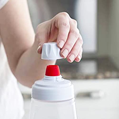 Amazonned Pancake Batter Dispenser – Pancake Mix Dispenser with Whisk Ball and Stand Base – Pancake Batter Mixer for Pancakes, Crepes, Waffle, Muffins, Qatayef, Cupcakes – Easy-Pour Silicone Spout