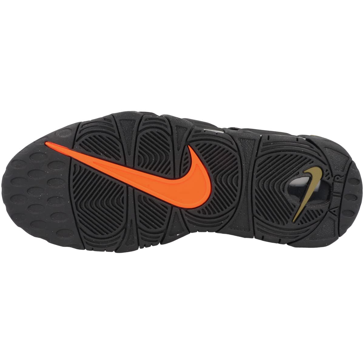 Nike mens Air More Uptempo 96 Basketball Trainers Cj6129 Shoes, Black/Rough Green-pilgrim-blac, 8