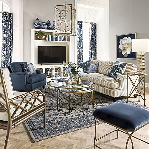 Hand Tufted Traditional Wool Area Rugs by Allen Home - Durable - 100% Wool - Living Room, Dining Room, Bedroom, and Entryway Area Rugs - 8β x 10β - Cabrina Gray