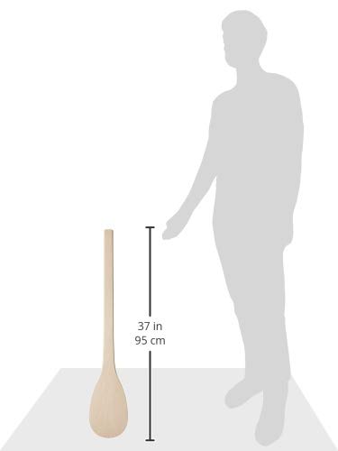 Takahashi Sangyo BSP01090 Round Spatula, 35.4 inches (90 cm), Beech Wood, Made in Japan