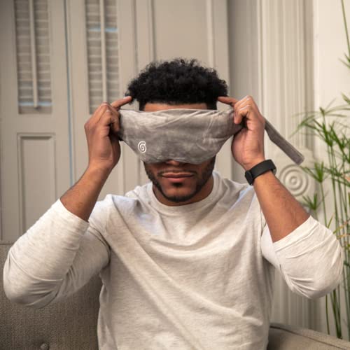 Gravity Blanket Weighted Sleep Mask, Better Sleep and Stress Reduction, Grey, 1 Pound, Made by Original Gravity Weighted Blanket
