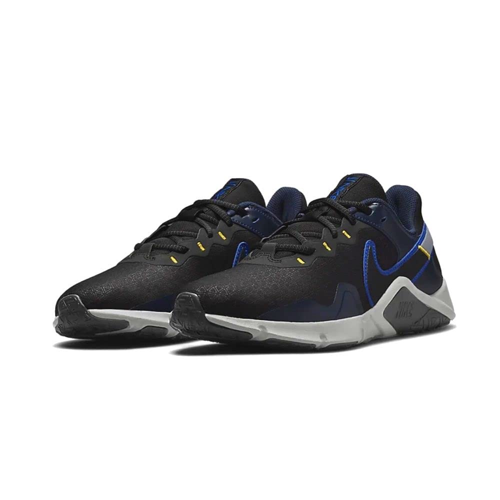 Nike Men's Gymnastics Shoes Sneaker, Black Racer Blue Obsidian Wolf Grey, 11