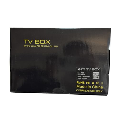 Android TV Box, 4GB RAM 32GB ROM QPLOVE Q18 Boxed TV Android H618 Quad Core Cortex-A53 CPU Mali-G31 GPU 2.4G/5G Dual Band WiFi6 BT5.0 6K 3D HDR10 H265 Smart TV Box