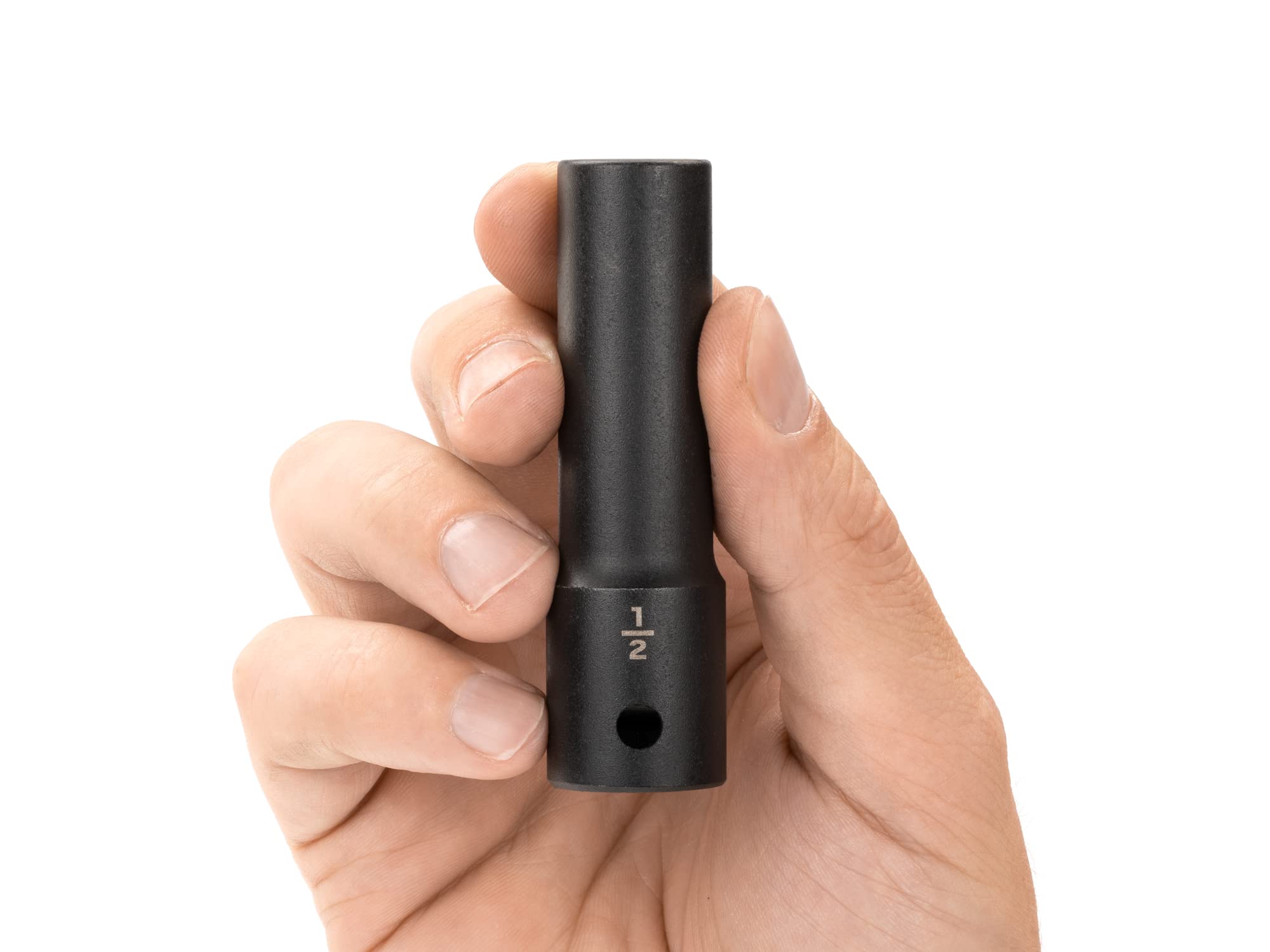 TEKTON 1/2 Inch Drive x 1/2 Inch Deep 12-Point Impact Socket | SID23213
