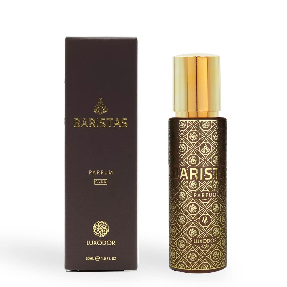 Luxodor Baristas- Amber Vanilla Perfum | Fresh & Fruity Long-Lasting Perfum Spray for Women | Skin Friendly Romantic Women Perfum-1.0 oz 100ml