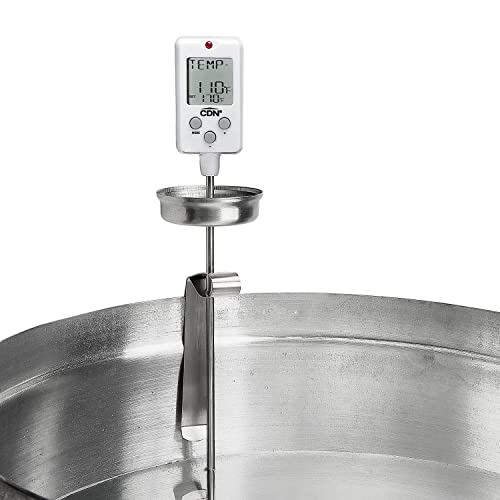 CDN DTC450 Digital Candy/Deep Fry/Pre-Programmed & Programmable Thermometer, White, 10.4"