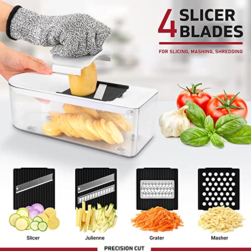 Vegetable Chopper 9 in 1 Multifunctional Food Dicer, Onion Chopper Vegetable Cutter, Veggie Chopper with Container, Mandoline Slicer for Kitchen, Carrot Grater Shredder, Kitchen Gadgets