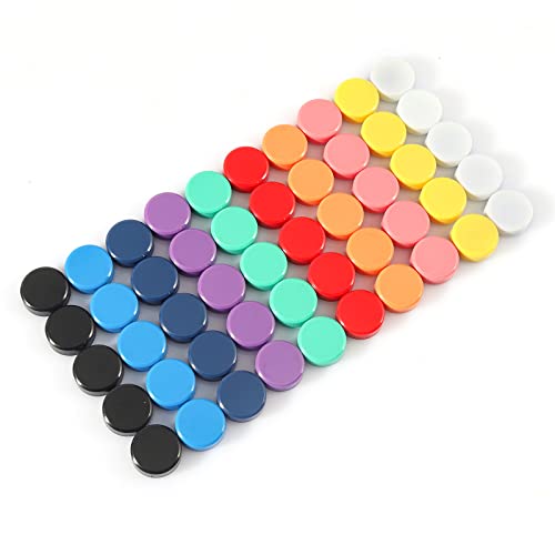 ZDZBLX 40 Pack 10 Colors Refrigerator Magnets Colorful Fridge Magnet, Locker Magnets Cute Decorative Magnets Small Strong Magnets for Whiteboard, Fridge, Map, Kitchen, Office, Classroom (Assorted)