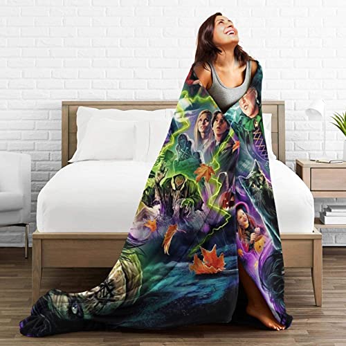 Niubai Halloween Blanket Cartoon Blanket Flannel Fleece Blanket Ultra Soft Lightweight Throw Blanket for Bed Couch Living Room 60''X50''