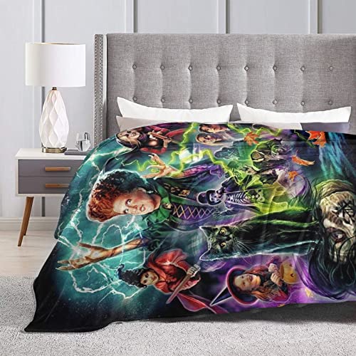 Niubai Halloween Blanket Cartoon Blanket Flannel Fleece Blanket Ultra Soft Lightweight Throw Blanket for Bed Couch Living Room 60''X50''