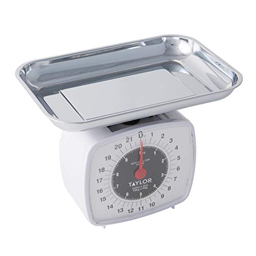 Taylor 38804016T Digital Kitchen Scale, Analog, 5-1/2 in L x 5 in W, Multicolor