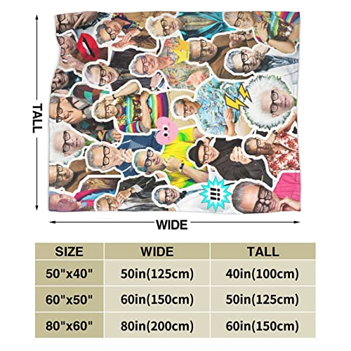 Blankets Jeff Goldblum Soft and Comfortable Warm Fleece Throw Blankets Yoga Blankets Beach Blanket Picnic Blankets for Sofa Bed Camping Travel