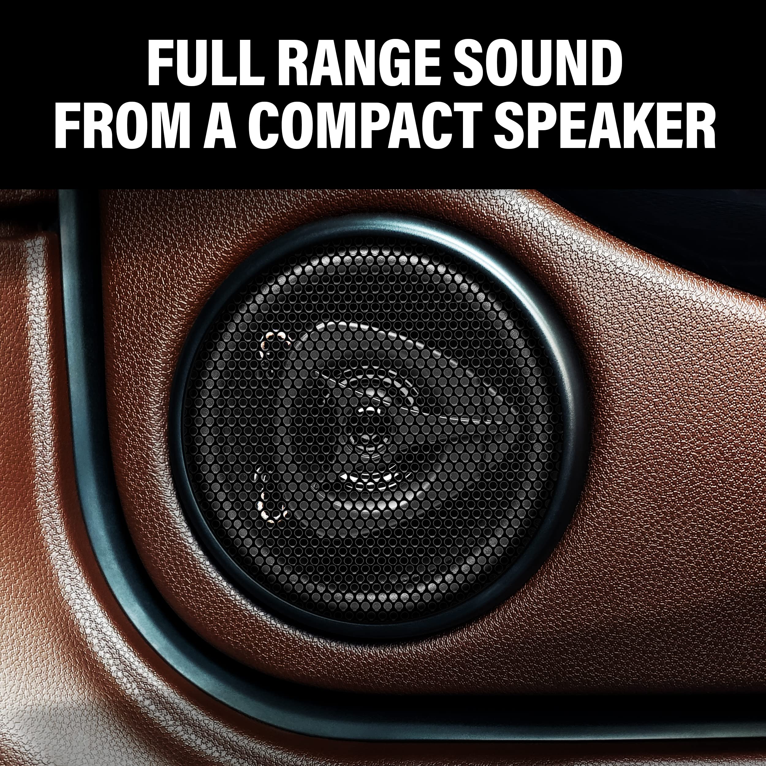 BOSS Audio Systems CH3220B Chaos Series 3.5 Inch Car Door Speakers - 140 Watts Max (per Pair), Coaxial, 2 Way, Full Range, 4 Ohms, Sold in Pairs, Bocinas para Carro