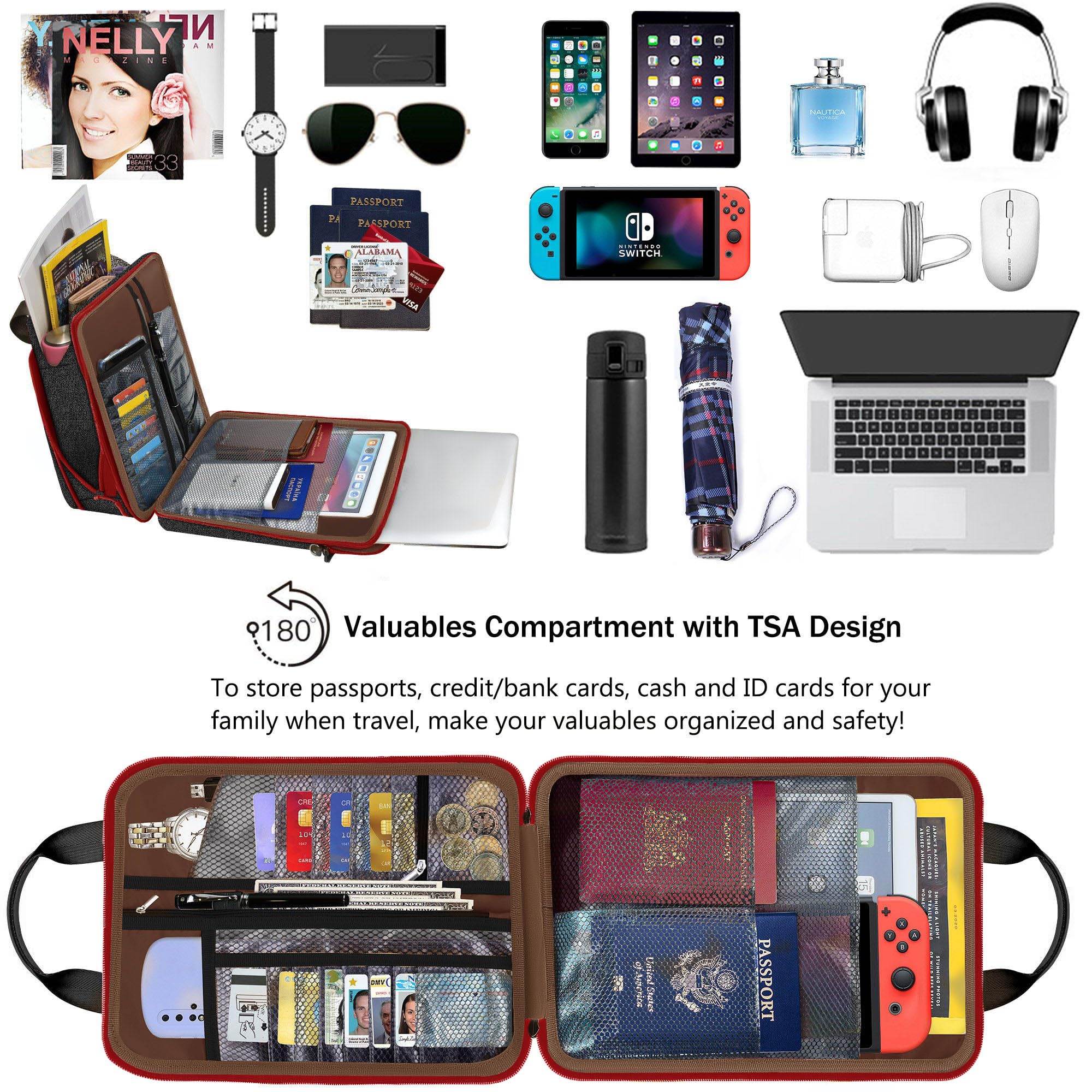 ZINZ Slim & Expandable Case 12.9 13 inch Travel Laptop Shoulder Bag for MacBook Air 13" M3/M2/M1, MacBook Pro 13" M2/M1, iPad Pro 12.9"/13"/11", iPad Air 13",B01K02