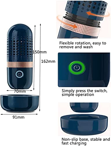 VegeClean Fruit and Vegetable Cleaner, Portable 4400mah Capsule Shape Fruit & Vegetable Washing Machine, USB Rechargeable Fruit Cleaner Machine, Automatic Household Cleaning Machine