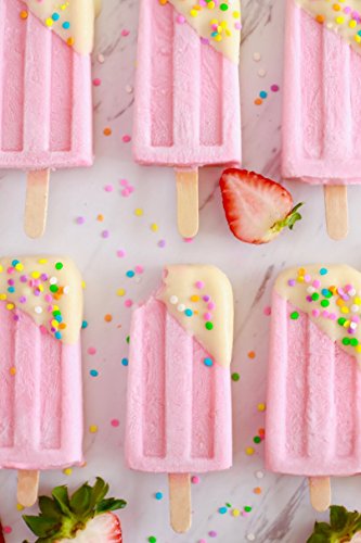 Ecozoi Stainless Steel Popsicle Molds and Rack - 6 Square Ice Pop Makers + 30 Reusable Bamboo Sticks + 12 Silicone Seals + 1 Cleaning Brush +1 Rack