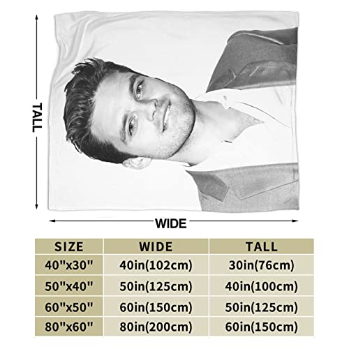 Sebastian Stan Ultra Soft Micro Fleece Blanket All Season Fuzzy Warm Throw Blanket for Sofa Chair Couch Bed