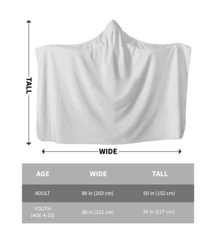Melory Viking Life Tree Hooded Blanket Polyester Print Wearable Blanket Sherpa Fleece Throw Blanket Wrap Soft Microfiber Novelty Blanket for Adults and Youth White 60 x 80 inch