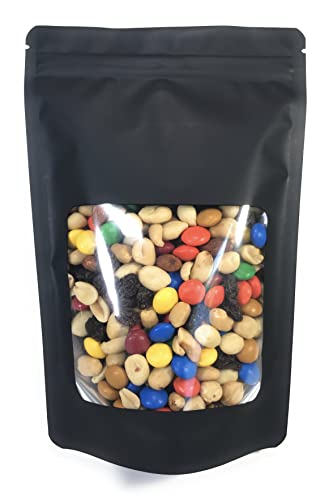 100 Pack Mylar 4 Mil Thick Smell Proof Bags 6” x 9” x 3” Stand Up Zip Seal Foil Pouch. HD Clear Window, Leak Proof, Food Grade. Travel, Storage and Display. ROYPACK