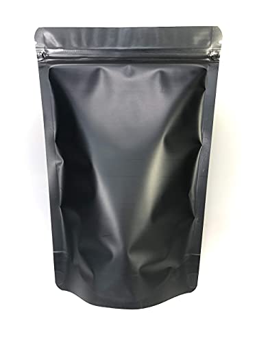 100 Pack Mylar 4 Mil Thick Smell Proof Bags 6” x 9” x 3” Stand Up Zip Seal Foil Pouch. HD Clear Window, Leak Proof, Food Grade. Travel, Storage and Display. ROYPACK