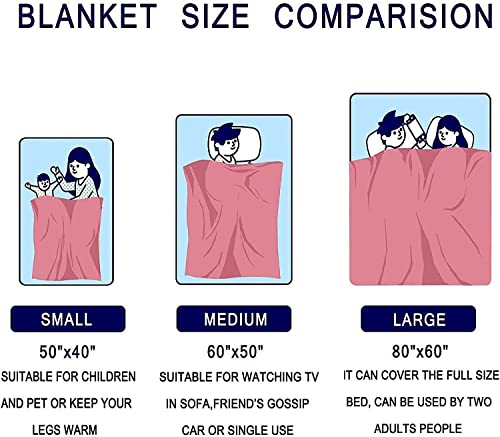 Anime Blanket Merch Ultra Soft Flannel Throw Blanket Warm Cozy Blanket Gifts for Kids Adults 60"X50"