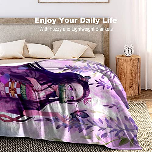 Anime Blanket Merch Ultra Soft Flannel Throw Blanket Warm Cozy Blanket Gifts for Kids Adults 60"X50"