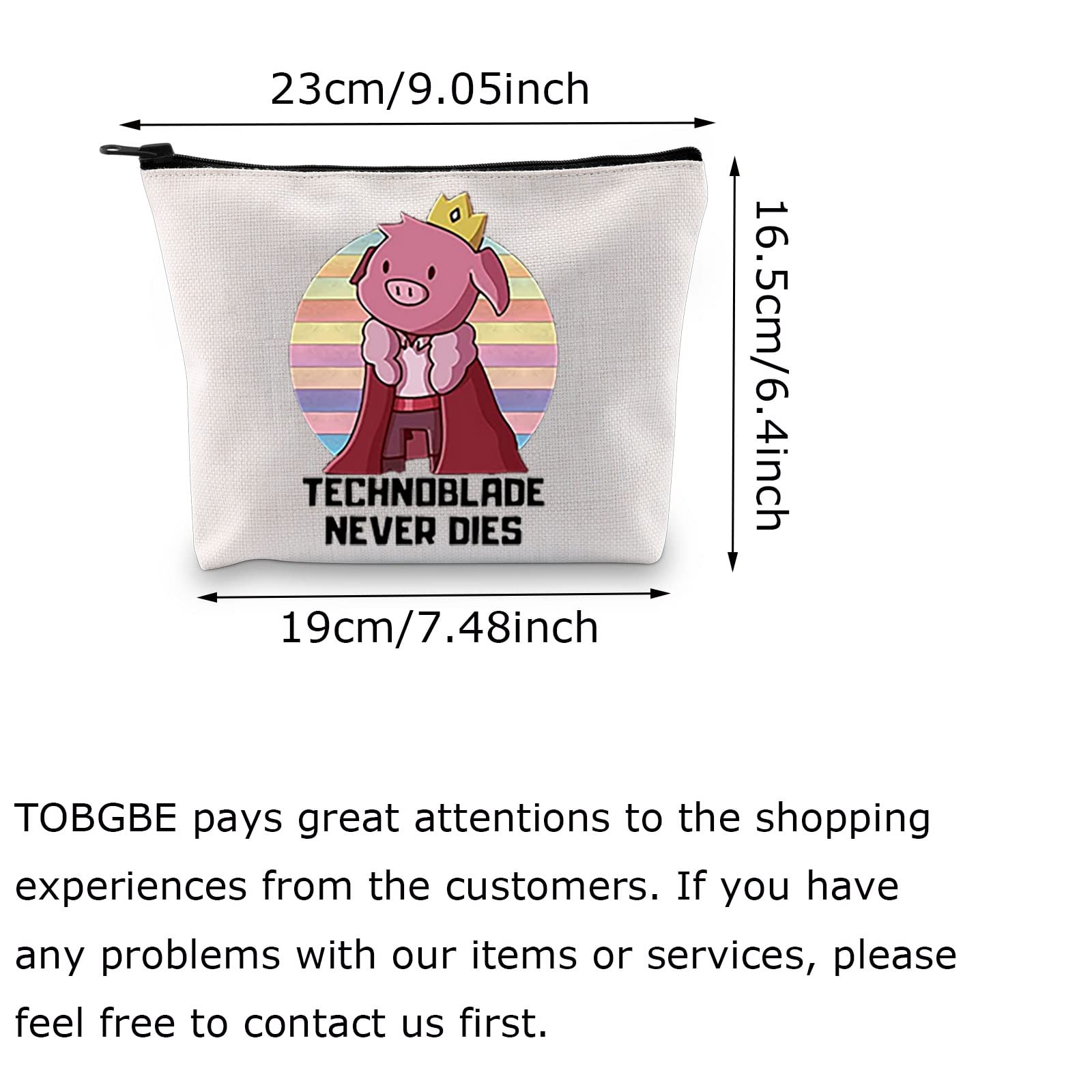 TOBGBE Dream Gamers Gift Game Never Dies Makeup Bag Game Lover Merch Gamers Gift Dream Team Gift(Dream Bag)